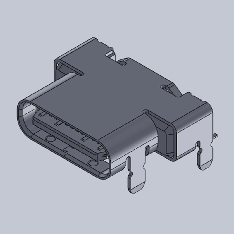 USB 3.2 Type-C Female Connector, 24Pin Short body, TYPE-CF-24R-04 ...