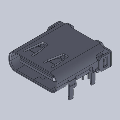 USB 3.2 Type-C Female Connector, 24Pin, TYPE-CF-24R-09 - Fullglory ...