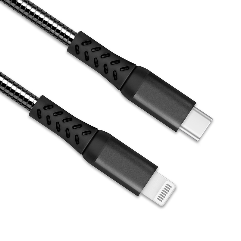 Aluminum shell & Metal spring Mobile phone Cable -FULLGLORY