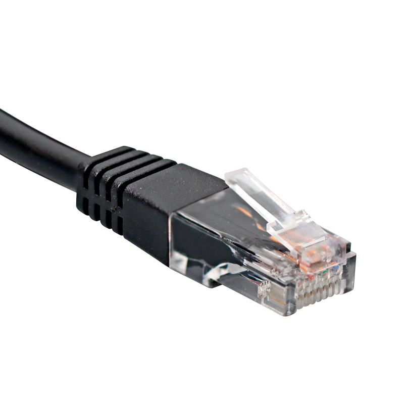 RJ45 male to male plug cable (curly cable), RJ45-MM290-UT022 ...