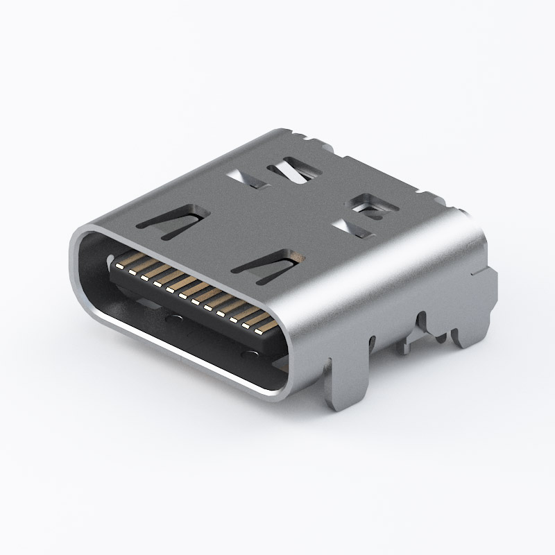 High-Speed USB 4.0 Type-C Female Connector 24Pin | Reliable & Durable ...