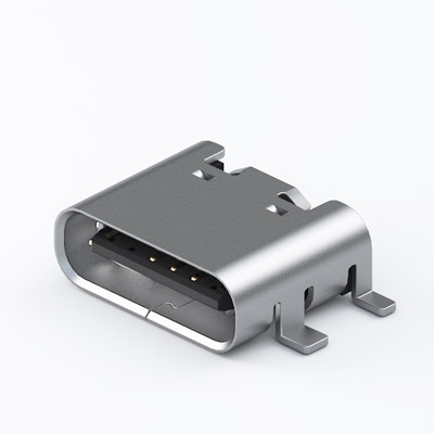 USB 2.0 Type-C female Connector, 6Pin, TYPE-CF-06R-01 - Fullglory ...