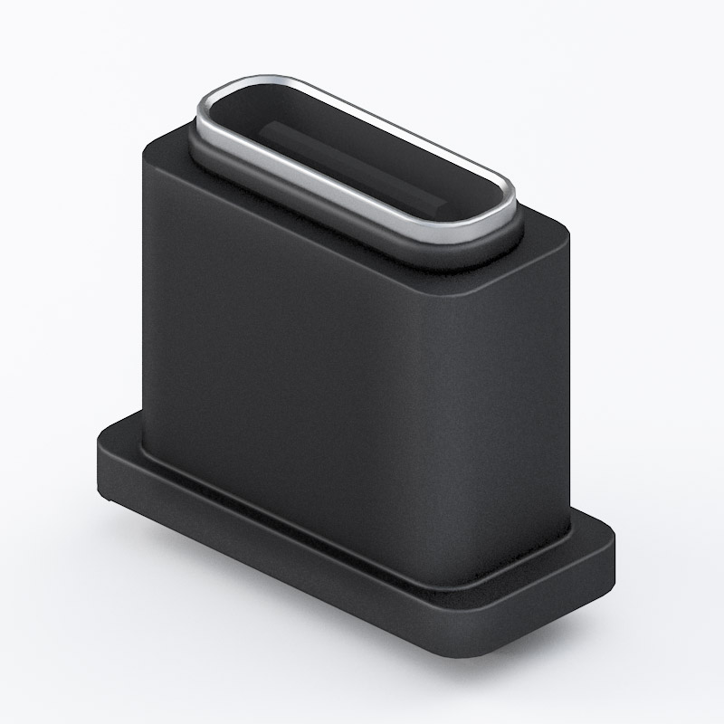 TYPE-CF-W-06-D-V-001 USB 2.0 Type-C (Female) 6-Pin DIP – 10.4 mm ...