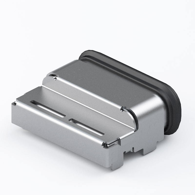 USB 3.2 Type-C Female Waterproof 24-Pin 90° Connector – IPx7 Protection ...