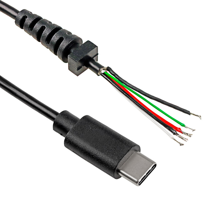 USB2.0 Type-C Cable with Tail-End Customization | USB20CAB003 by FullGlory