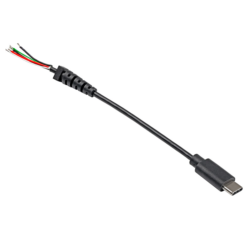 USB2.0 Type-C Cable with Tail-End Customization | USB20CAB003 by FullGlory